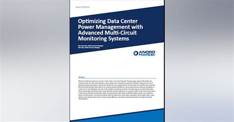 optimizing data center power management with advanced multi circuit