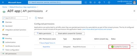 Create An App Registration With Azure Digital Twins Access Azure Digital Twins Microsoft Learn