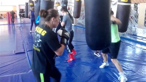 Женский бокс сборная России и Германии тренировочные бои 10 Конкин