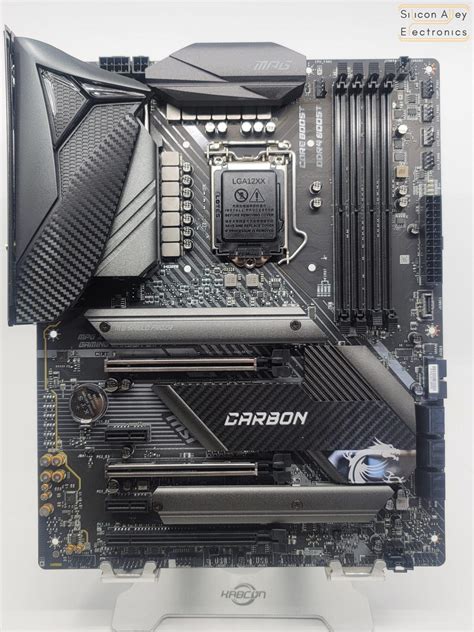 Msi Mpg Z490 Gaming Carbon Wifi Ddr4 Intel Lga 1200 Motherboard Silicon Alley Electronics