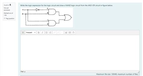 Solved Question Write The Logic Expression For The Logic Chegg Com