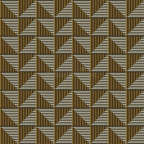 Seamless Vector Abstract Pattern Symmetrical Geometric Repeating Background Stock Vector