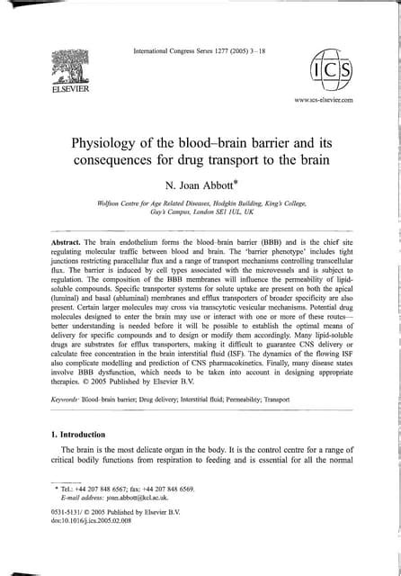 Blood Brain Barrier Ppt