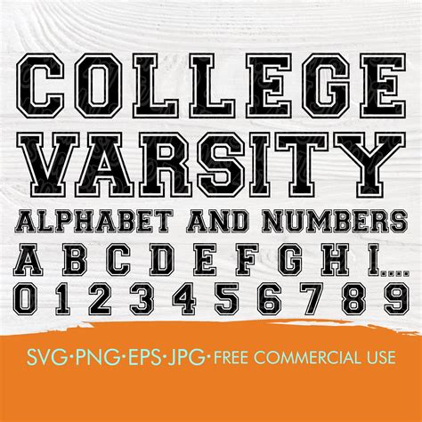 Varsity Font Svg College Font Svg Varsity Alphabet Svg Svg Cut Files For Cricut Varsity Letters
