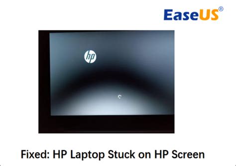 desktop stuck on hp logo boot screen