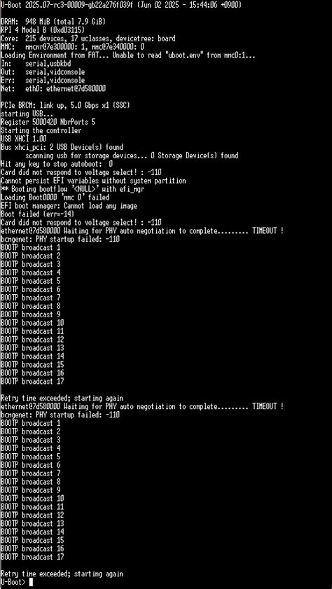 Raspberry Pi 4 U Boot