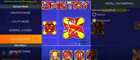 Текстур Паки Geometry Dash скачать бесплатно