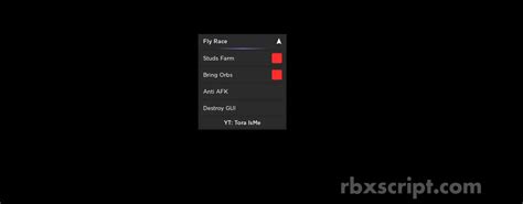 Fly Race Auto Farm Bring All Orbs Anti AFK Scripts RbxScript