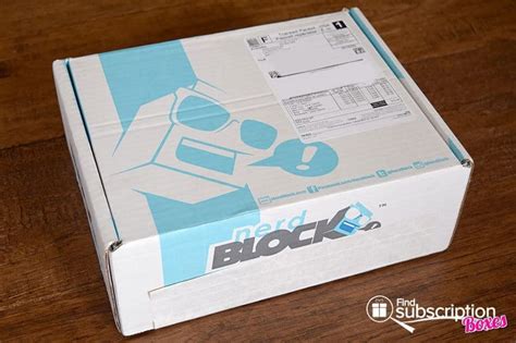 June 2016 Nerd Block Classic Review Giveaway Find Subscription Boxes