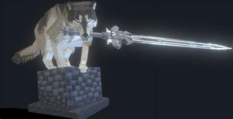 My Low Poly Model Of Great Grey Wolf Sif R Darksouls
