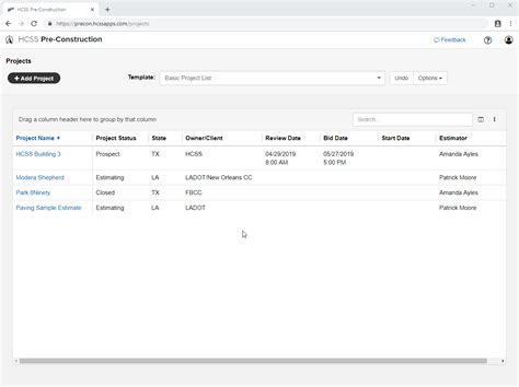 How To Add A Project In Hcss Pre Construction How To Add A Project In Hcss Pre Construction