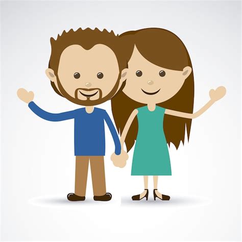 Premium Vector Happy Couple