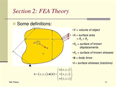 ppt section 2 finite element analysis theory powerpoint presentation id 3993402