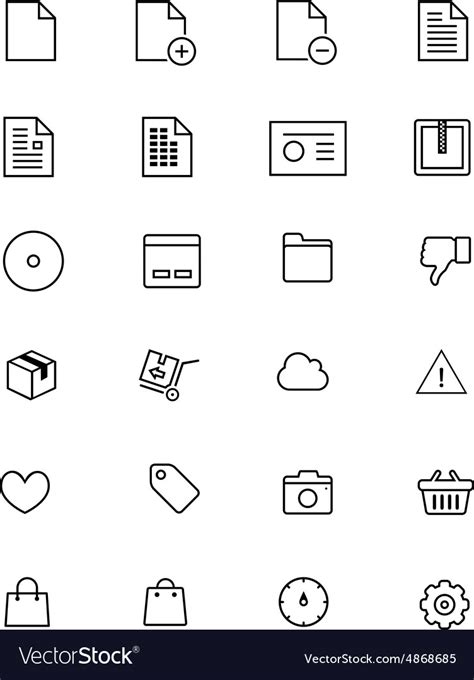 Ios And Android Icons Royalty Free Vector Image