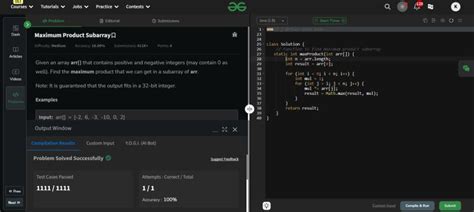 Keerthika A S On Linkedin Gfg160 Day11 Codingchallenge Maximumproduct Problemsolving