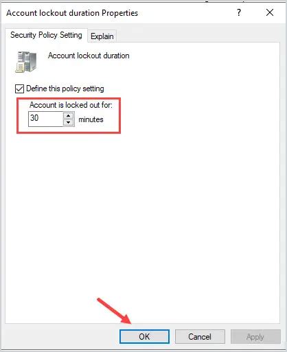 Account Lockout Policy Configuration Guide