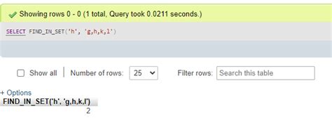 mysql find in set how find in set function works in mysql