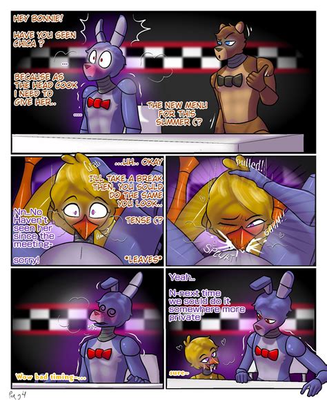 Rule 34 Almost Caught Blowjob Blush Bonnie Fnaf Bowtie Chica Fnaf Cum Cum In Mouth