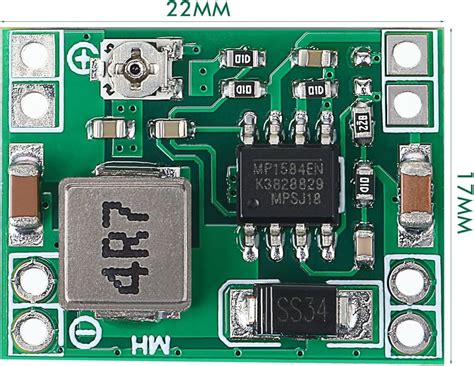 Mini Mp1584 Dc Dc 3a Adjustable Buck Module Pinout 43 Off