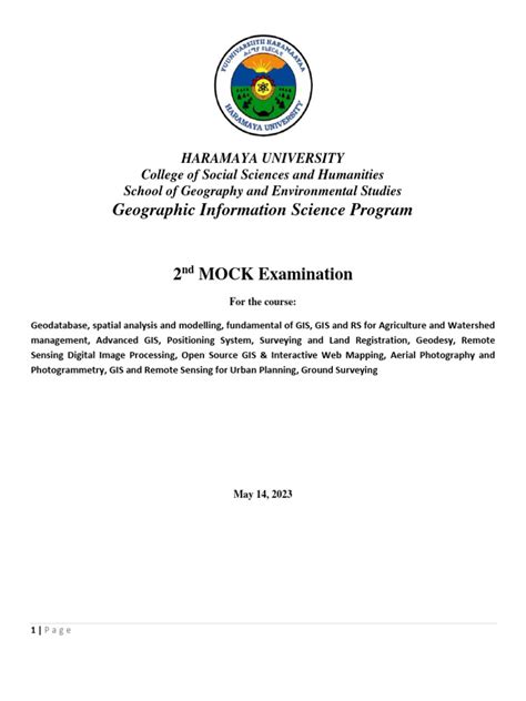 2nd mooc exam gis pdf geographic information system spatial analysis