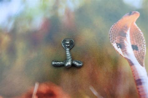 Cobra Lapel Pin Cc Snake And Reptile Pins Etsy