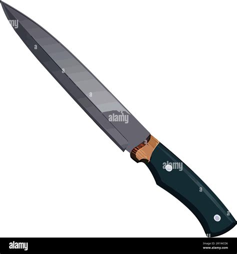Sharp Steel Blade Over White Stock Vector Image And Art Alamy