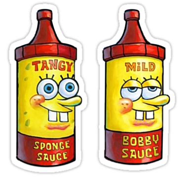 Bobby Sauce Stickers By Acring Redbubble Spongebob Spongebob
