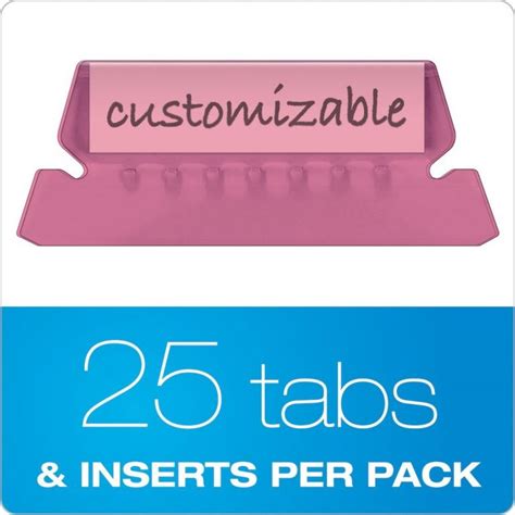 Free Template For Hanging Folder Tab Inserts