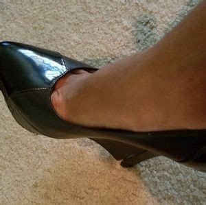 Bebe Shoes Bebe Sexy Black Leather Platform Heels Shoes 8 Poshmark