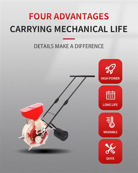 Hand Push Small Agricultural Seeder For Grain High Quality Hand Push