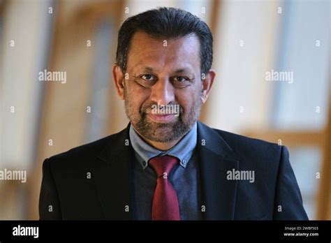 edinburgh scotland uk 10 january 2024 foysol choudhury msp at the scottish parliament credit