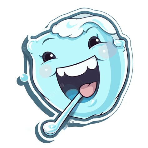 Funny Toothpaste Cartoon