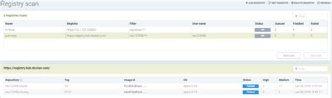 Registry Scanning Configuration Neuvector Docs
