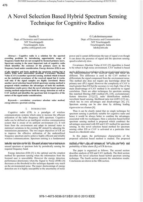 PDF Hybrid Spectrum Sensing DOKUMEN TIPS