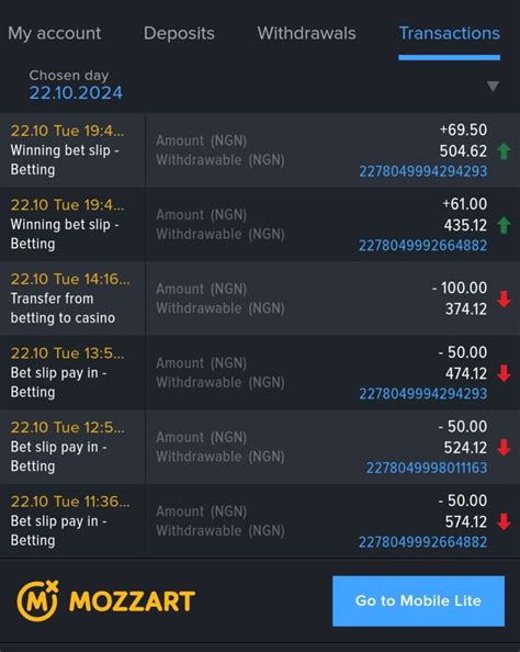 How Do I Check My Transaction History Mozzartbet