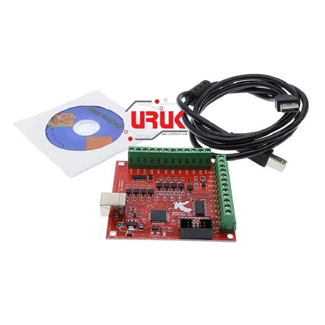 Mach3 Usb Interface Driver Motion Controller For 4 Axis Cnc 100khz Uruktech