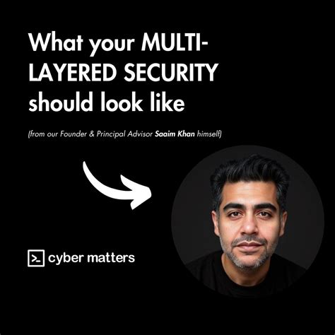 Cyber Matters On Linkedin Cyber Matters Founder And Principal Advisor Saaim K Here Cyber Threats…