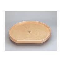 Rev A Shelf LD 4NW 241 28 8 28in Wood D Shape Lazy Susan Natural Wood Series 1 Shelf With