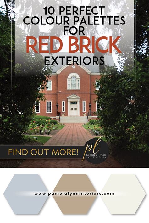 10 Inspiring Colour Palettes For Your Red Brick Home