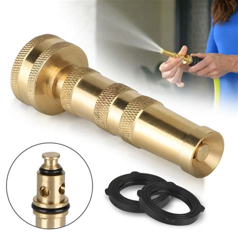 Heavy Duty Garden Hose Twist Nozzle Solid Brass Power Sprayer