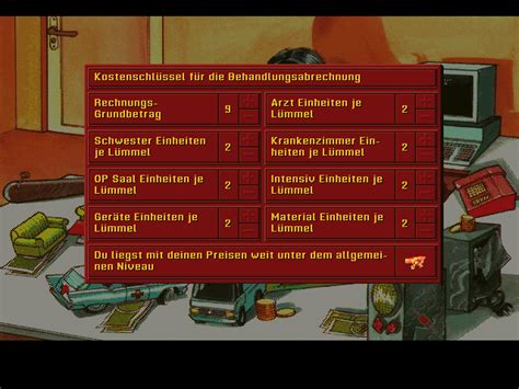 Screenshot Of Biing Sex Intrigue And Scalpels Dos 1995 Mobygames