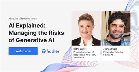 Ai Explained Managing The Risks Of Generative Ai Fiddler Ai Webinars