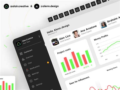 Sidebar And Dashboard Ui Design Behance