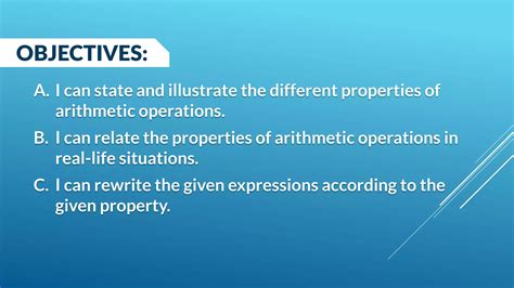 Properties Of Arithmetic Operations Pdf Homework And Study Education