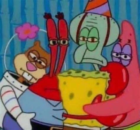 Spongebob Hiding Meme