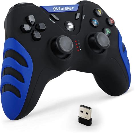 Dulingker Controller Pc Wireless Controller Ps3 Pc Joystick Con Doppia Vibrazione Wireless 2