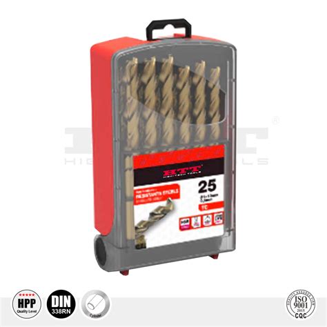 25pcs Hss Twist Drill Bit Set Metal Drill And Hss Twist Drill