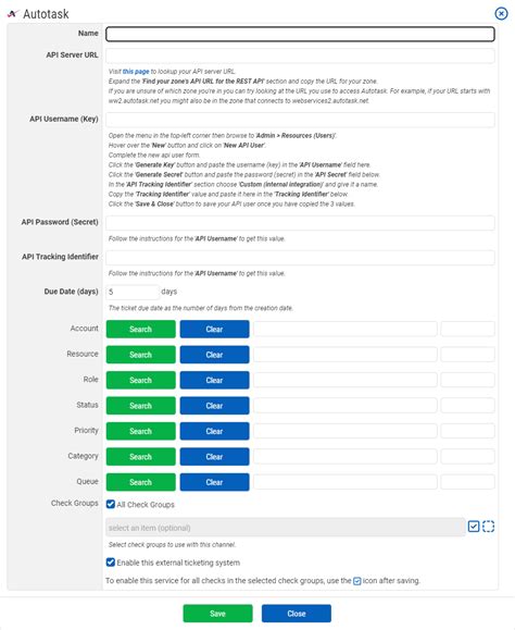 New Ticketing System Autotask • Discussions • Checkcentral By Binary Fortress Software