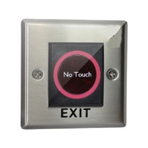 A Metal ESSL No Touch Door Exit Push Switch For Home At Piece In Thane
