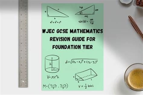 Foundation Gsce Maths Complete Revision Guide Based On Wjec Spec Etsy